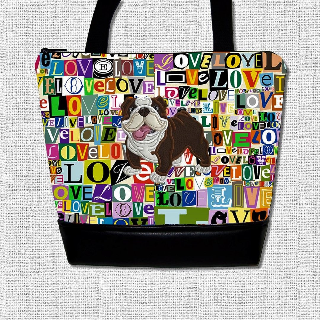 Bulldog Purse - Bulldog Handbag - Etsy