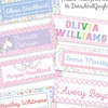 Personalized Waterproof Name Labels: Stick-on Clothing Tags - Etsy