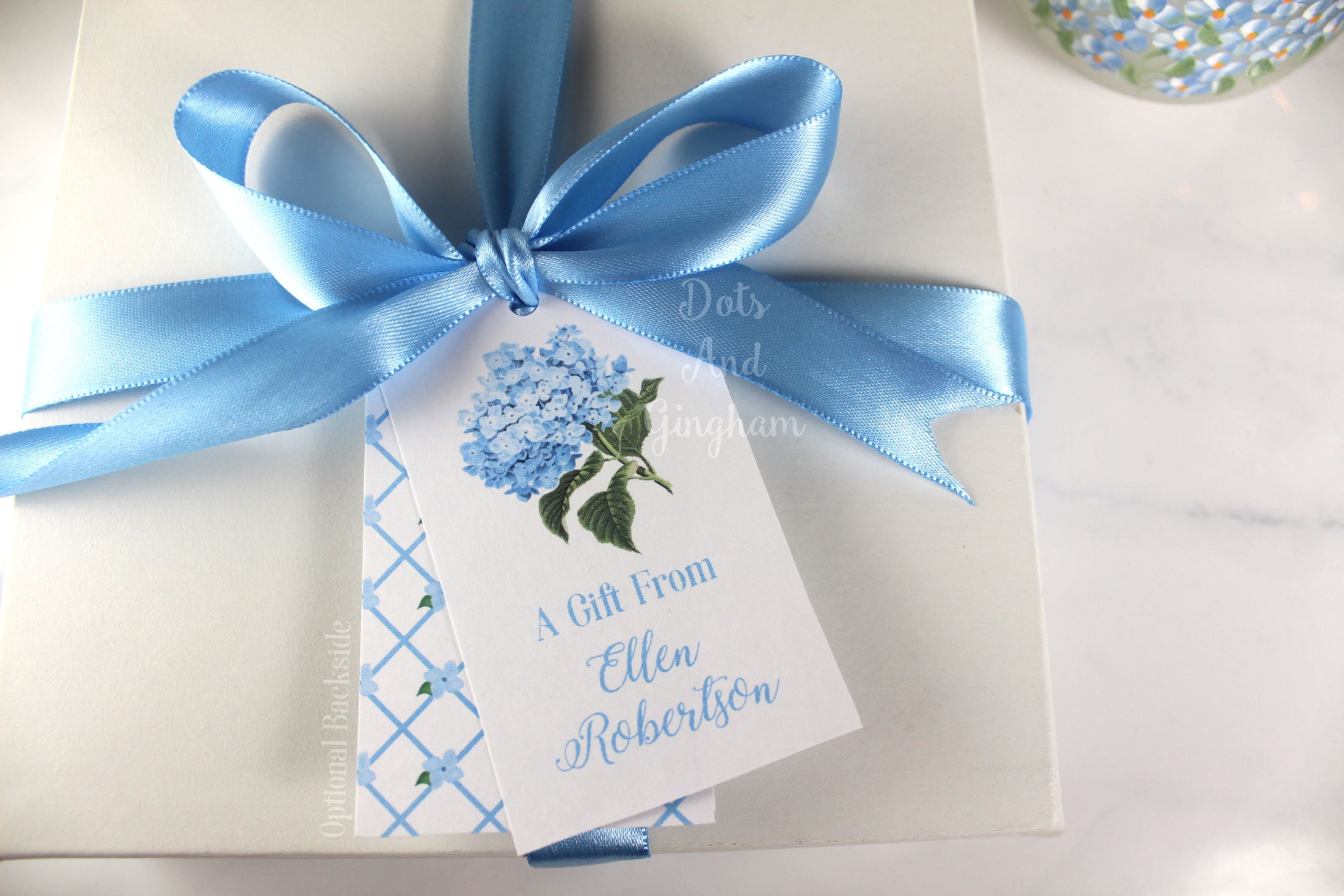 Hydrangea Gift Tags Hydrangea Enclosure Cards Hydrangea - Etsy