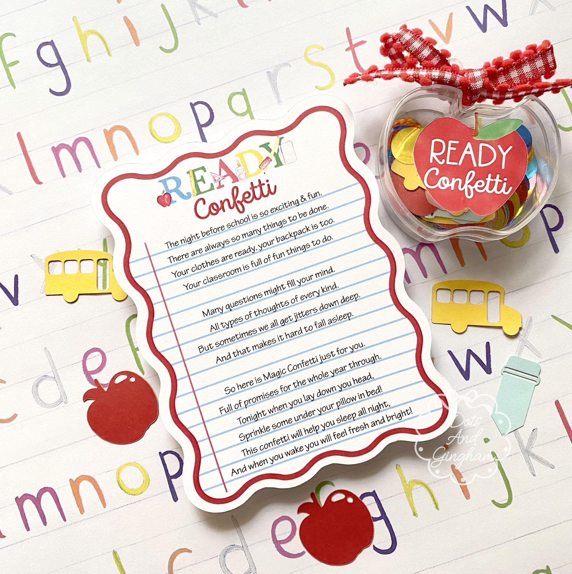 Ready Confetti / Back to School Confetti - Etsy