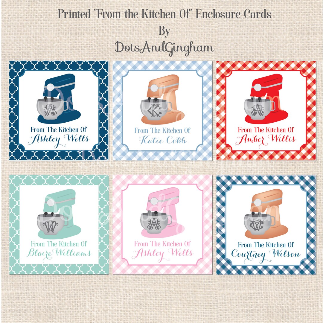 Kitchen Tags / Kitchen Mixer Tags / From the Kitchen of Tags / Kitchen ...