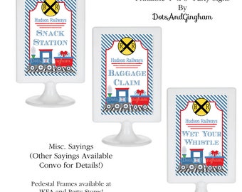 Train Baggage Claim Sign PDF Printable INSTANT DOWNLOAD