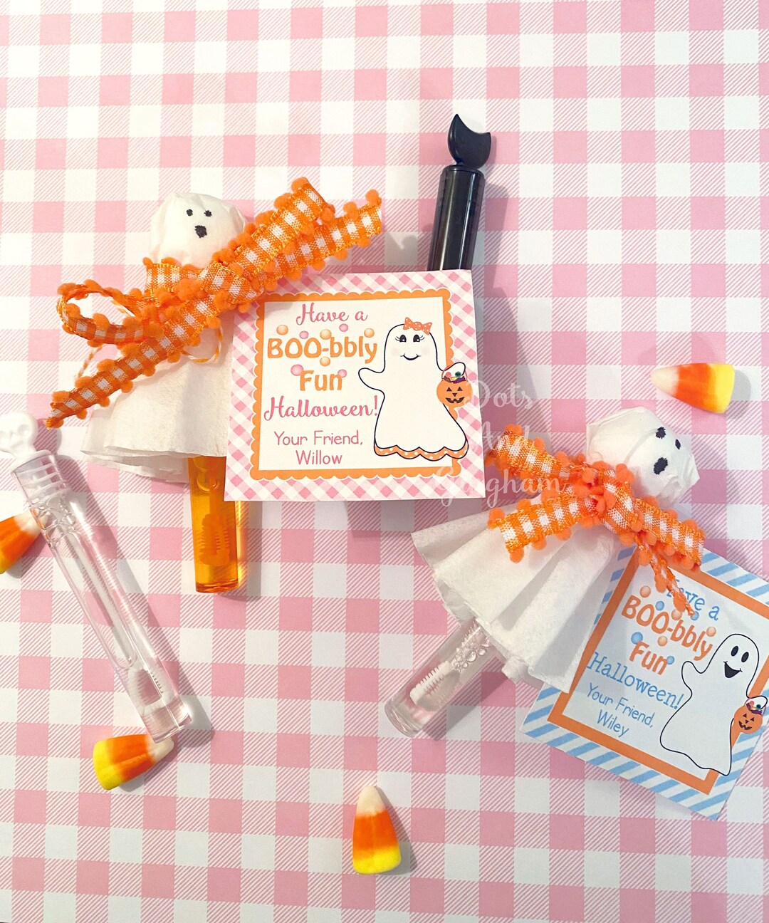 Halloween Tags or Stickers / Halloween Bubbles Tag / Kids Tags for ...