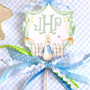 Rabbit Cake Topper - Etsy