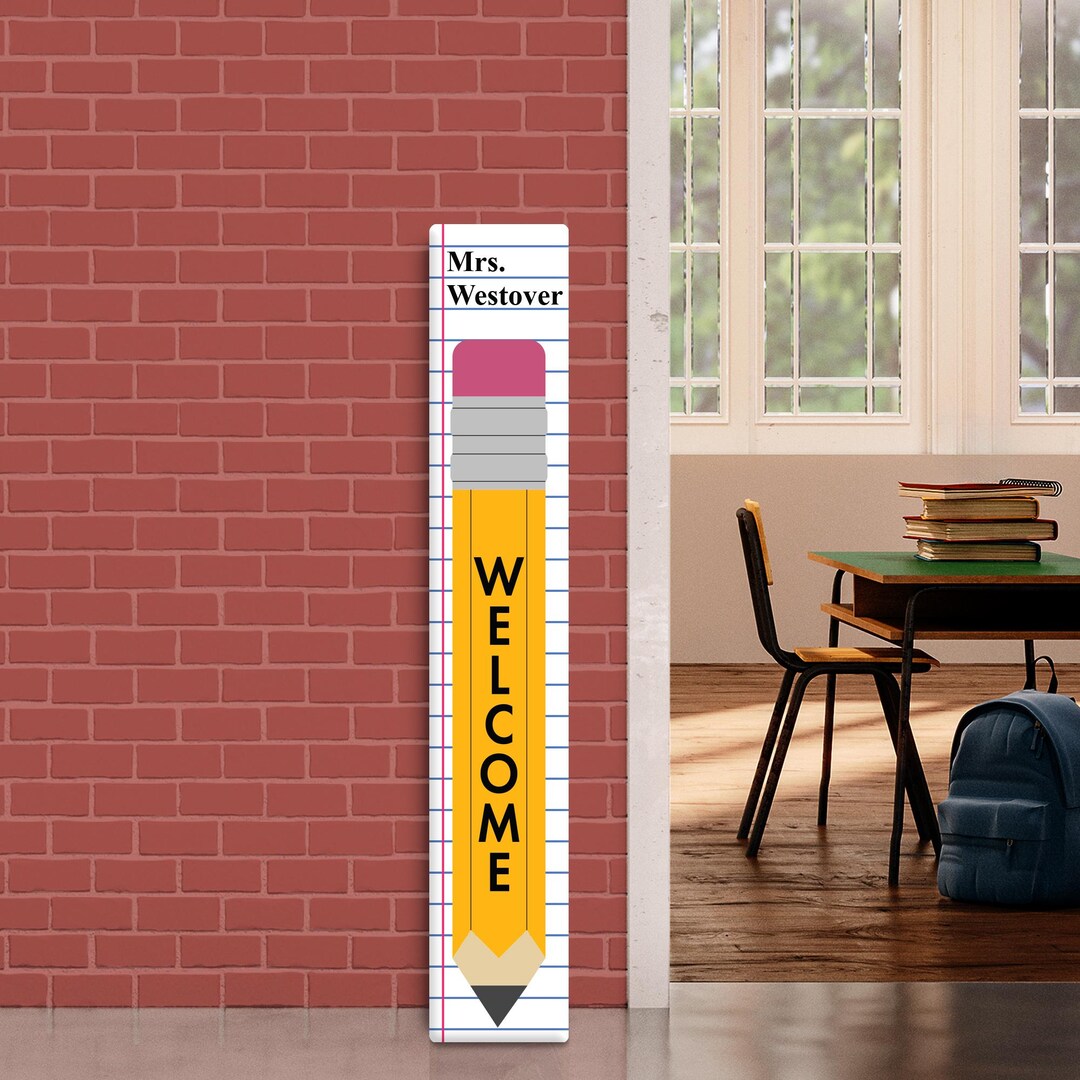 Welcome Classroom Sign, Teacher Name, Class Decor - Etsy
