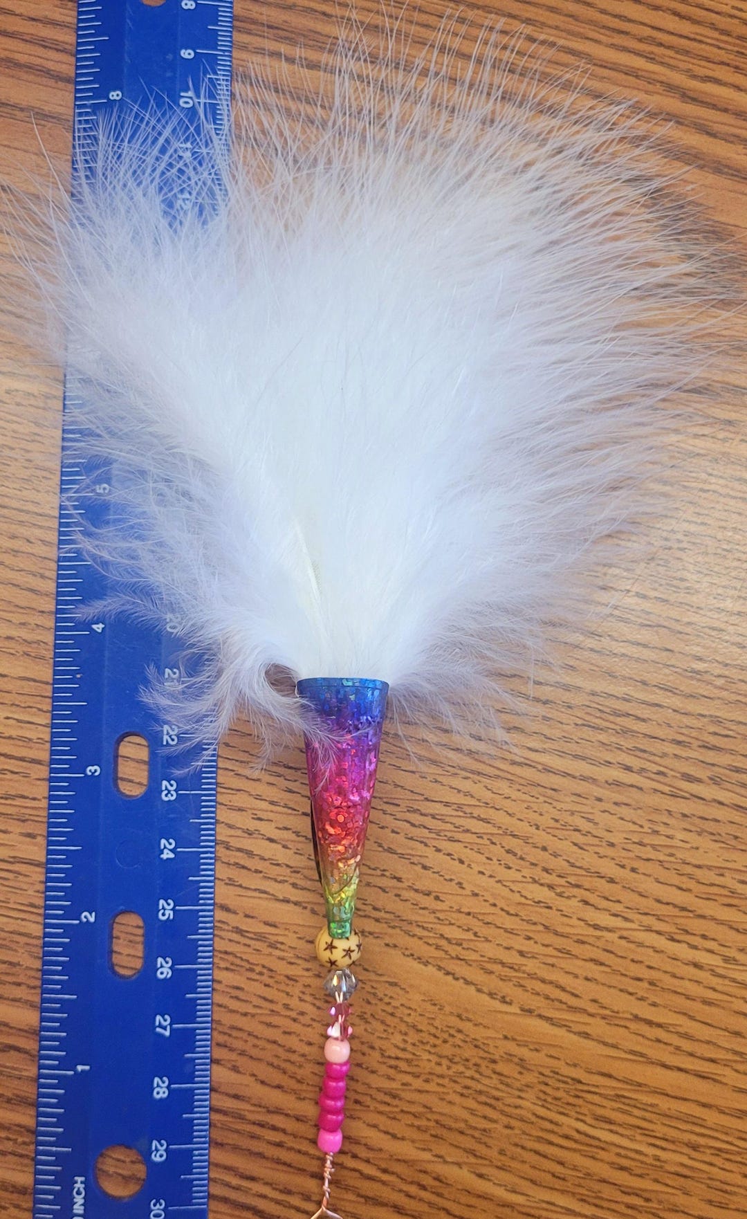 1 Faux Eagle Plume SMALL Size, 8 Inches, Anishinaabe, Ojibway, Ojibwe ...