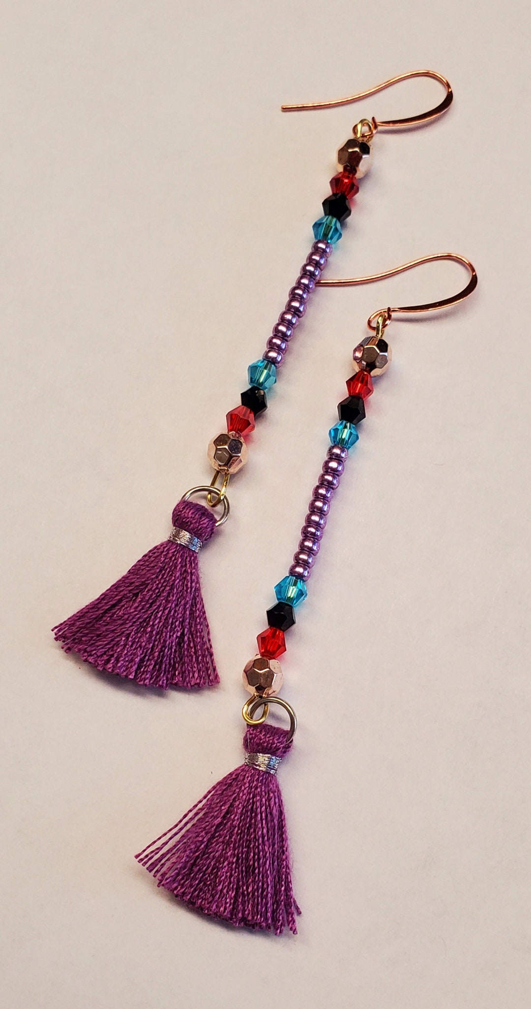 Dangle Earrings Ojibwe Pow Wow Style, Anishinaabe, White Earth, Dangles ...