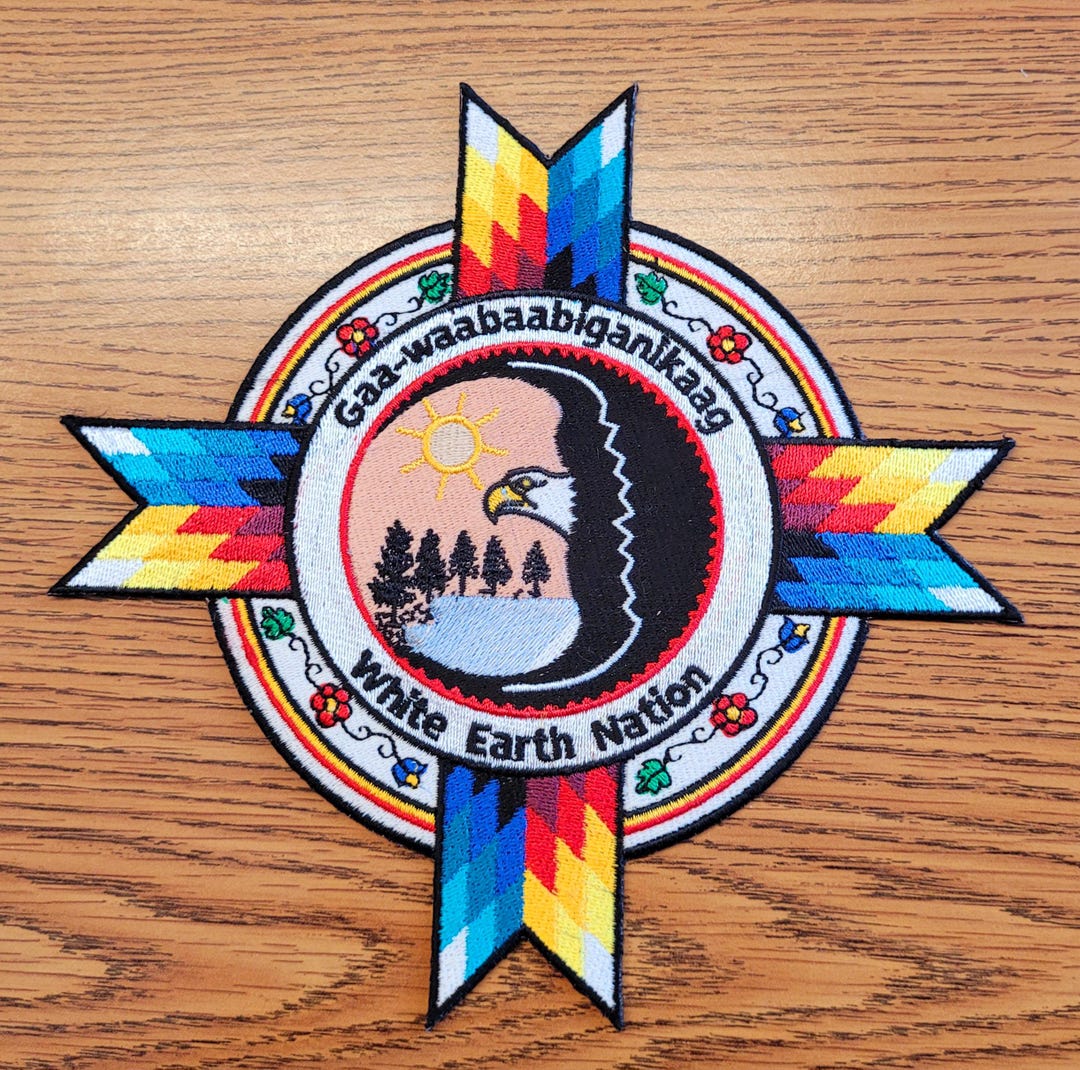 1 Large White Earth Nation Logo, White Earth Reservation, Patch 8x8 for ...