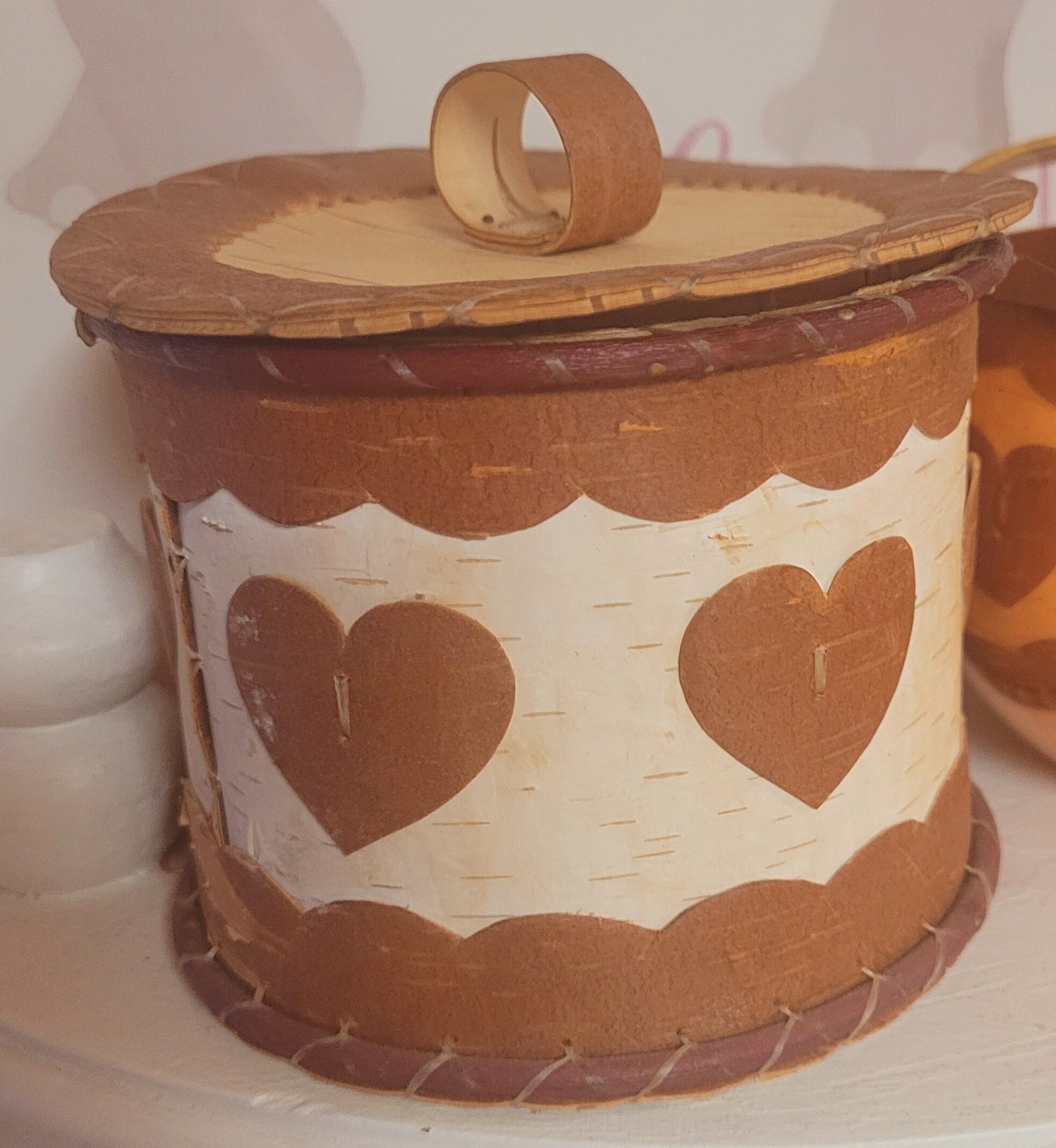 Native American Birchbark Basket Ojibwe, Anishinaabe, Small - Etsy
