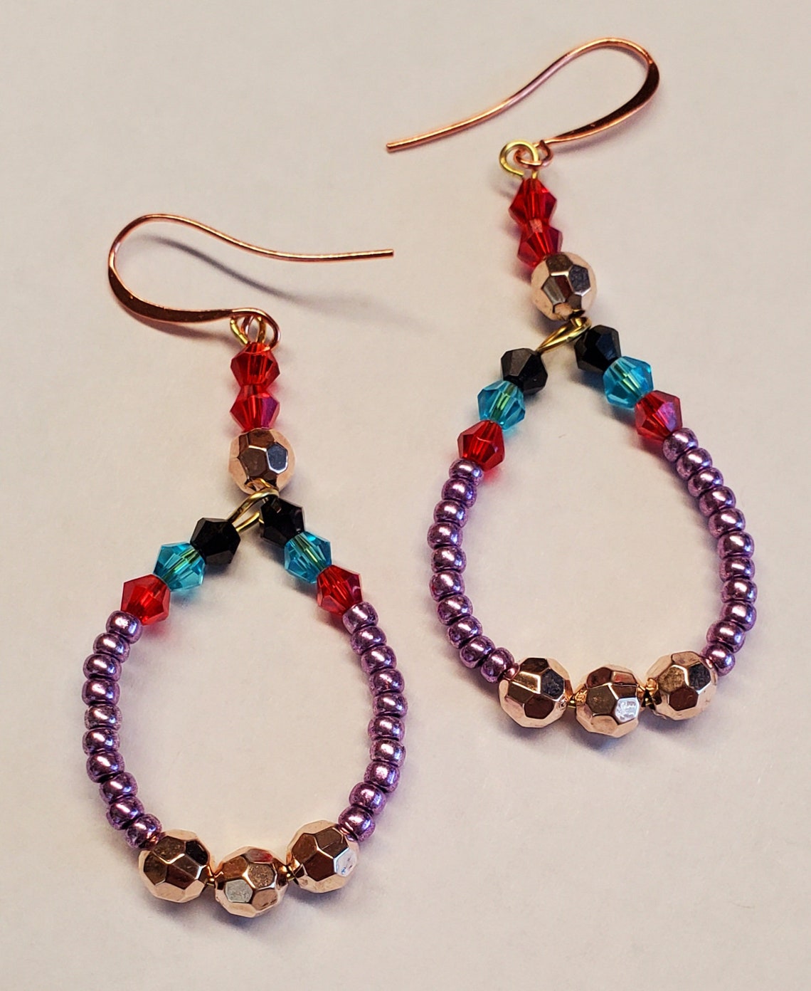 Dangle Earrings Ojibwe Pow Wow Style, Anishinaabe, White Earth, Dangles ...