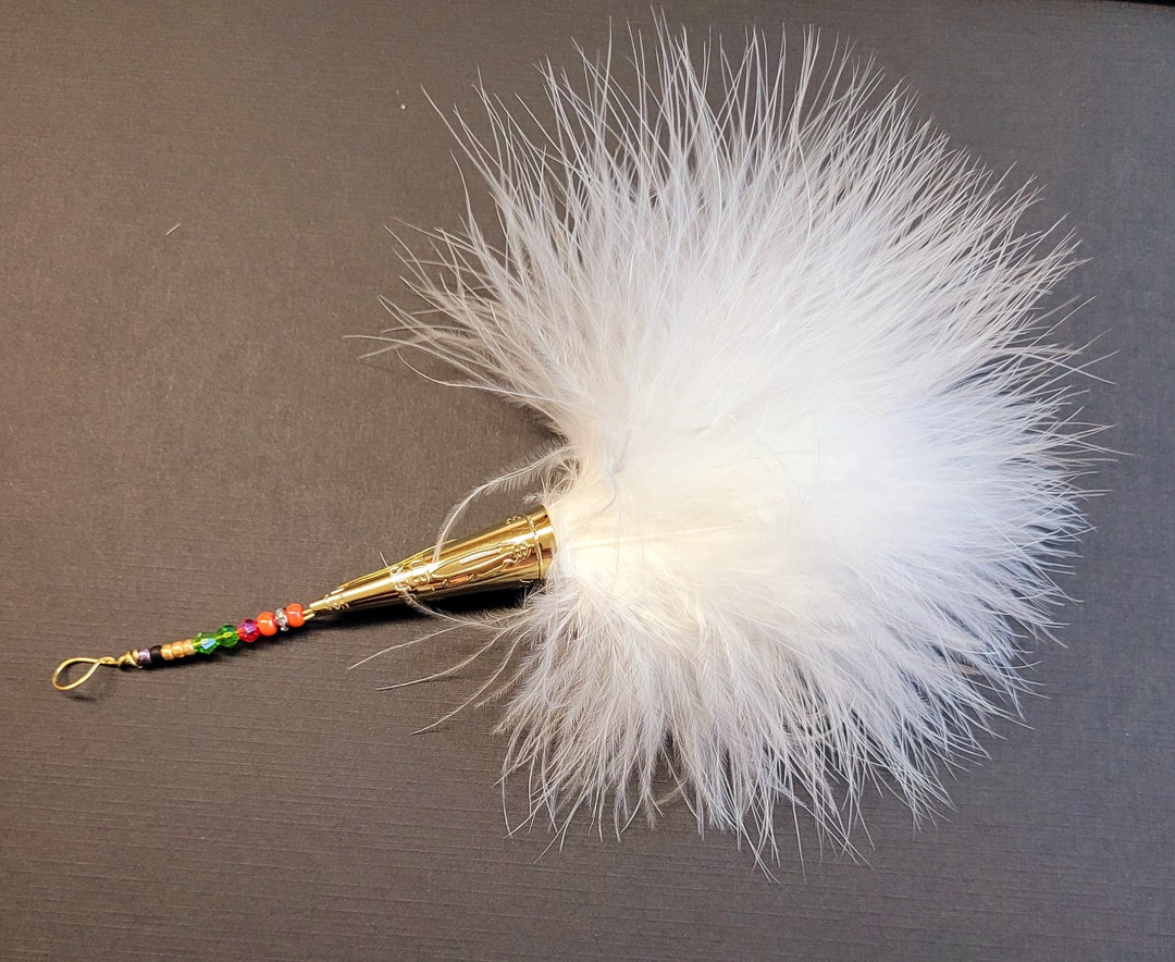 1 Eagle Plume SMALL-PETITE SIZE, Anishinaabe, Ojibway, Ojibwe, Hair ...