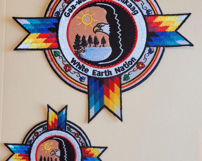 2 White Earth Nation Logo, White Earth Reservation, Patch 8x8, & 4x4 ...