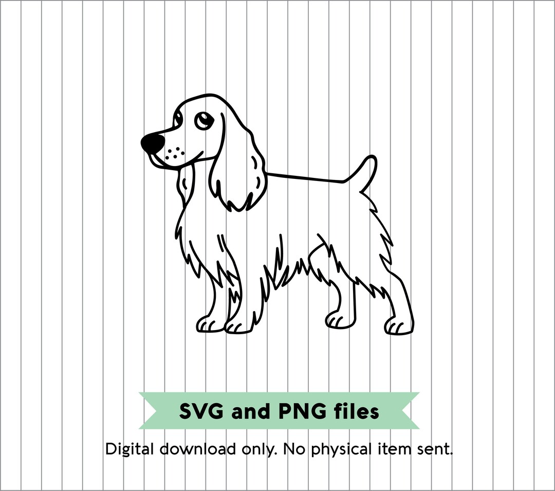 English Springer Spaniel - SVG and PNG Digital File - Etsy