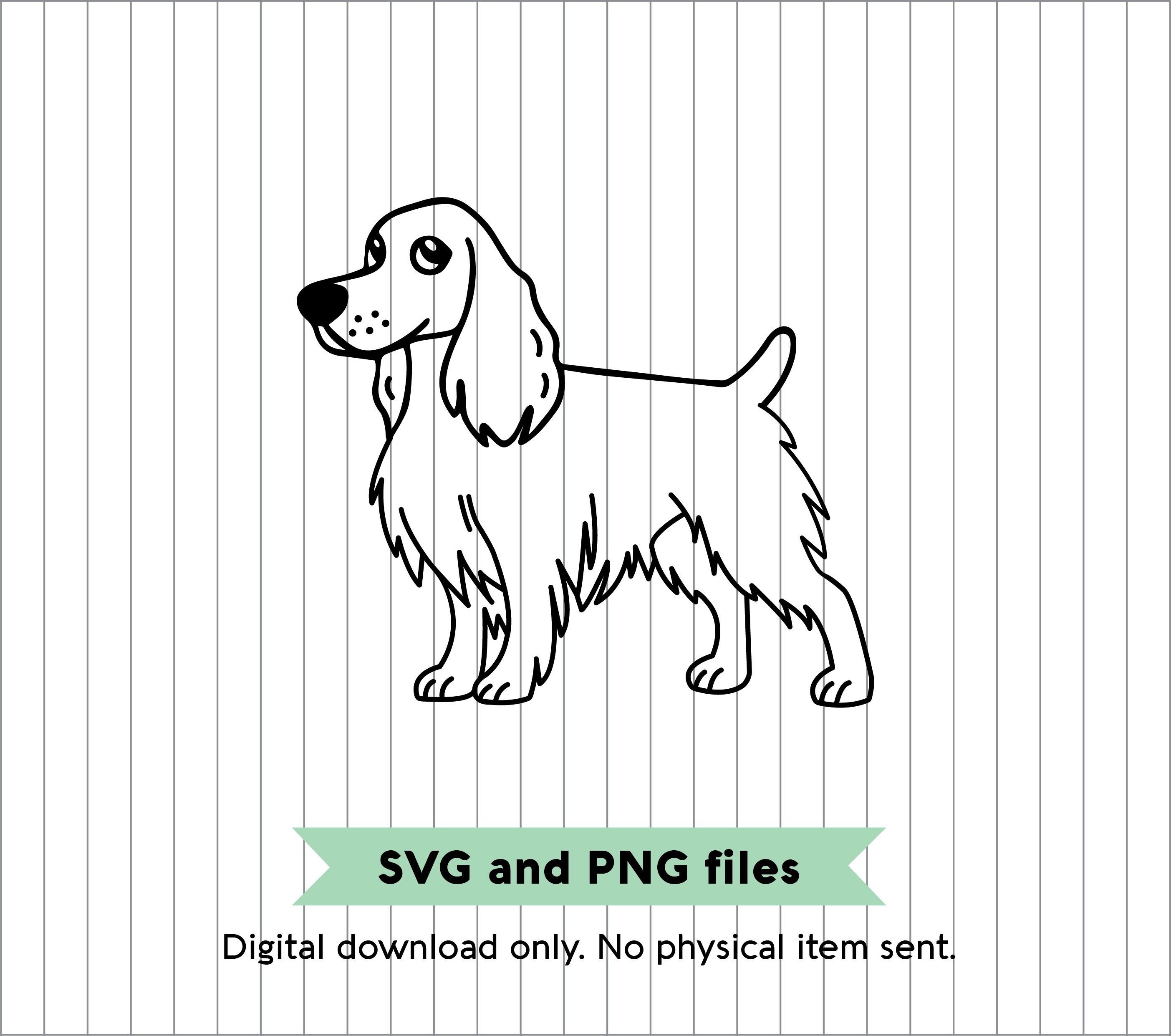 English Springer Spaniel - SVG and PNG Digital File - Etsy