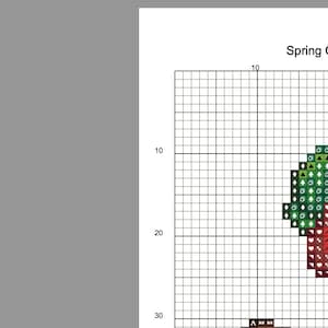 Stardew Valley Spring Crops Bundle Digital Cross Stitch Pattern - Etsy