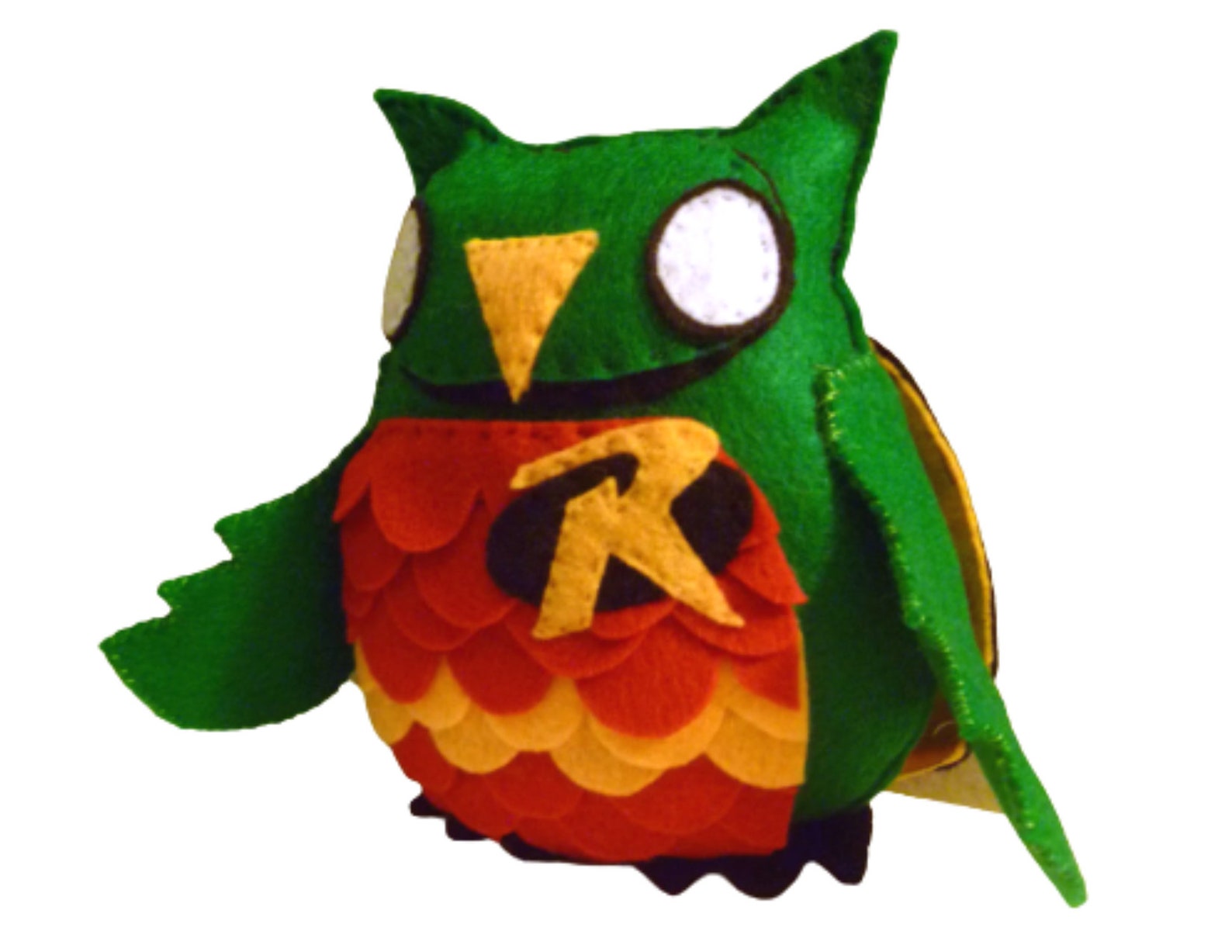 Batman Robin Inspired Owl Plush - Etsy