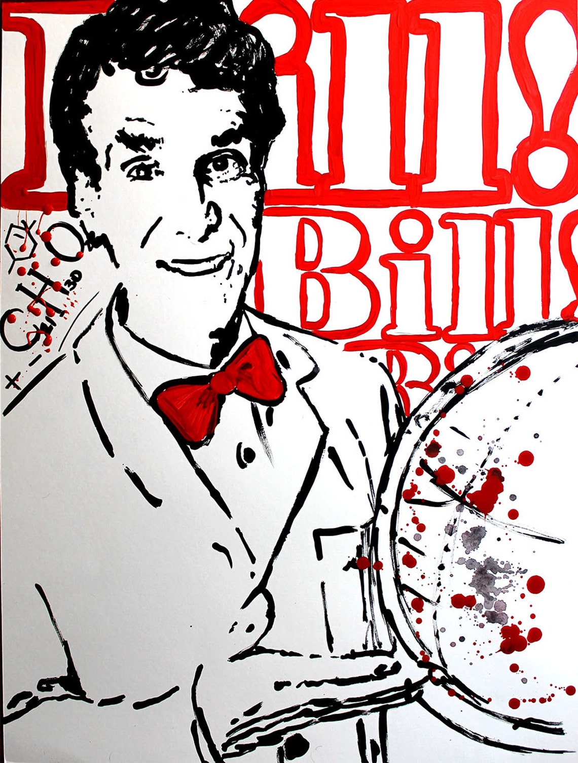 Bill Nye the Science Guy Pop Art Painting - Etsy