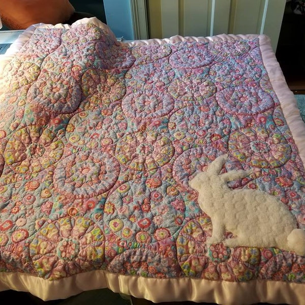 Bunny Baby Quilt - Etsy