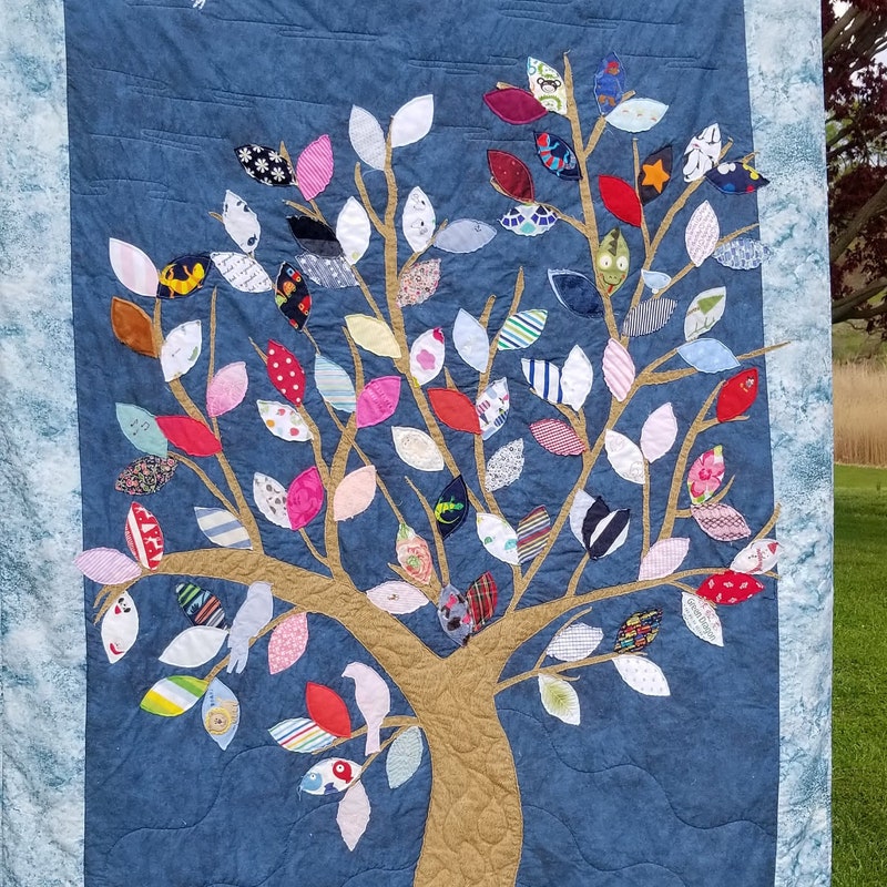 Tree Quilt - Etsy