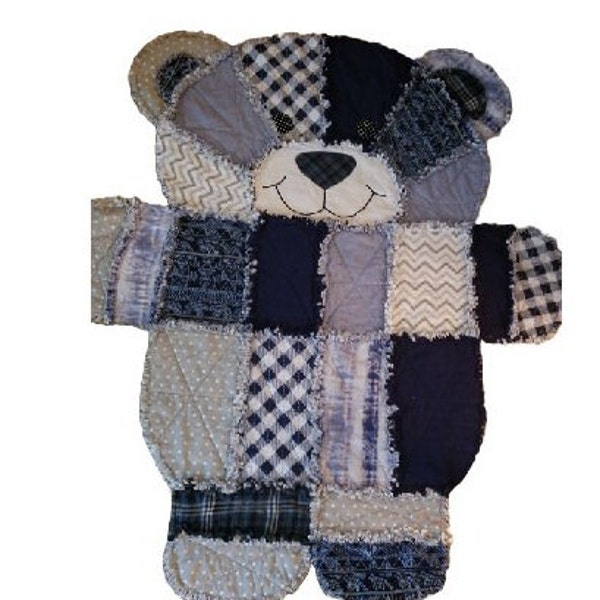 Bear Rag Quilt - Etsy