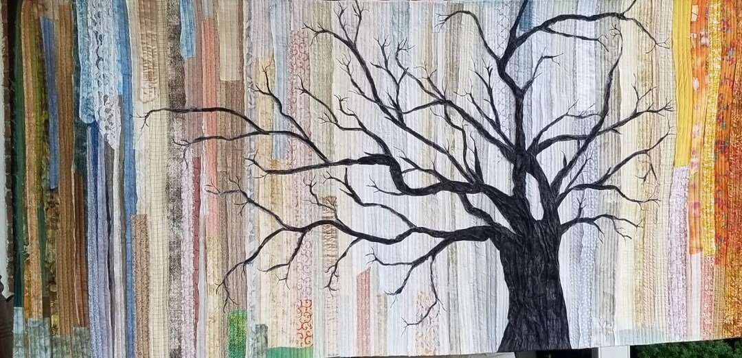 Fiber Art Wall Hanging Winter Tree Large Tree Wall Hanging - Etsy