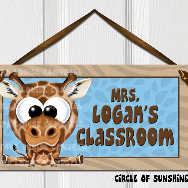 Giraffe Classroom - Etsy