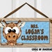 Door Sign, Giraffe, Safari Jungle Animals, Home Decor, Office Decor ...