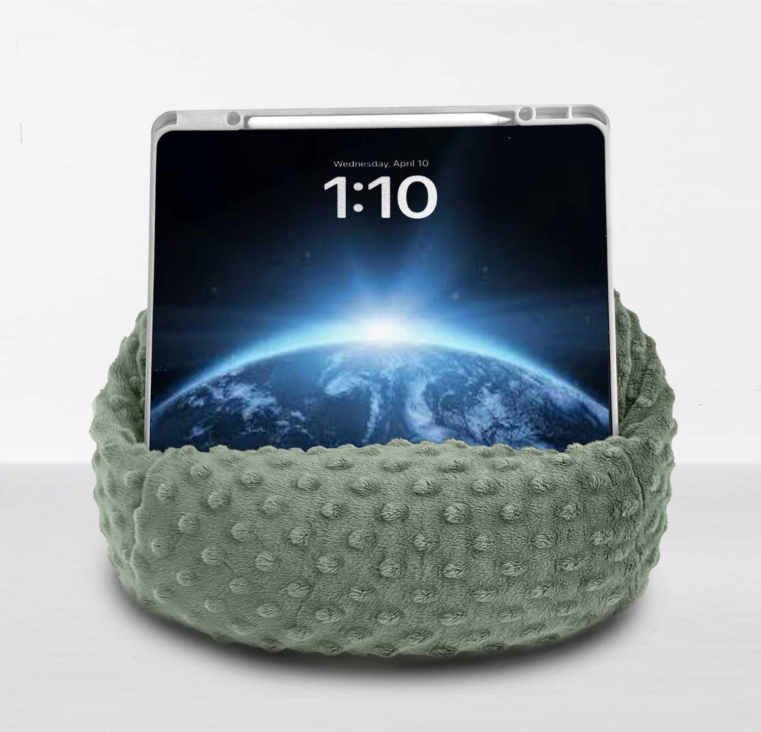 IPad Pouf, Tablet Pouf, Book Pouf, Bean Bag Pillow for Book, Nook, or ...