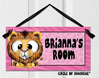 Zebra Door Sign Pink Safari Jungle Animals Home Decor | Etsy