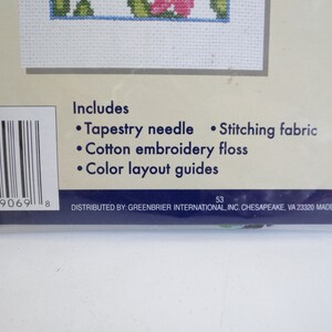 Crafters Square Fluttering Butterflies Cross Stitch Kit a Nostalgic ...