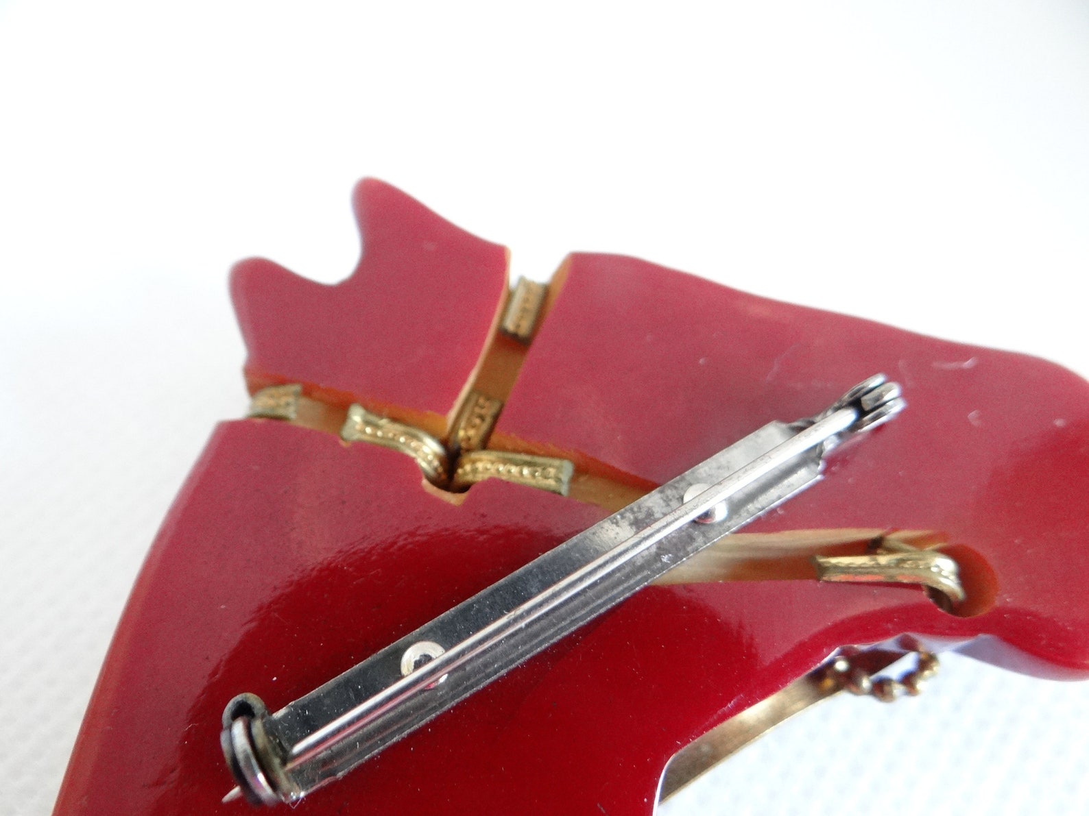 1940s Antique Carved Bakelite Horse Brooch Pin a Beautiful and - Etsy