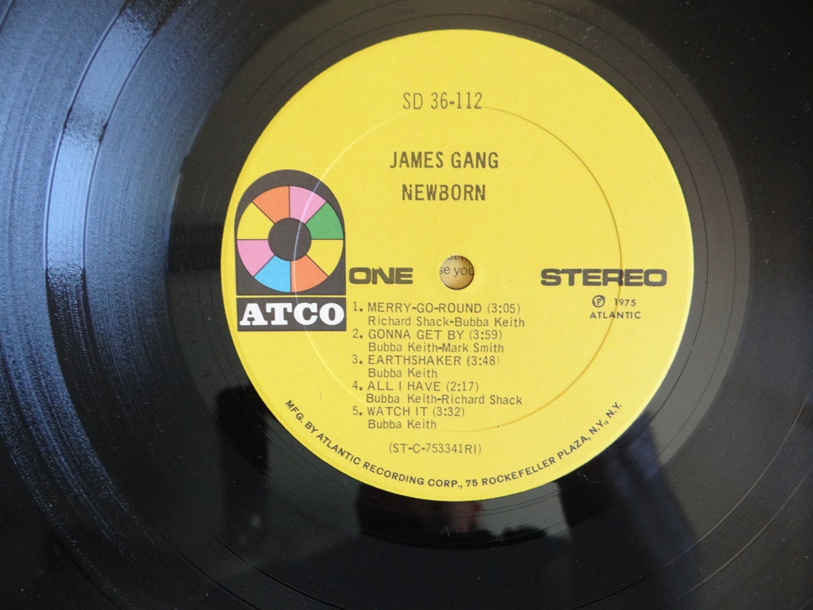 Vintage First US Issue 1975 Atco Records James Gang - Etsy