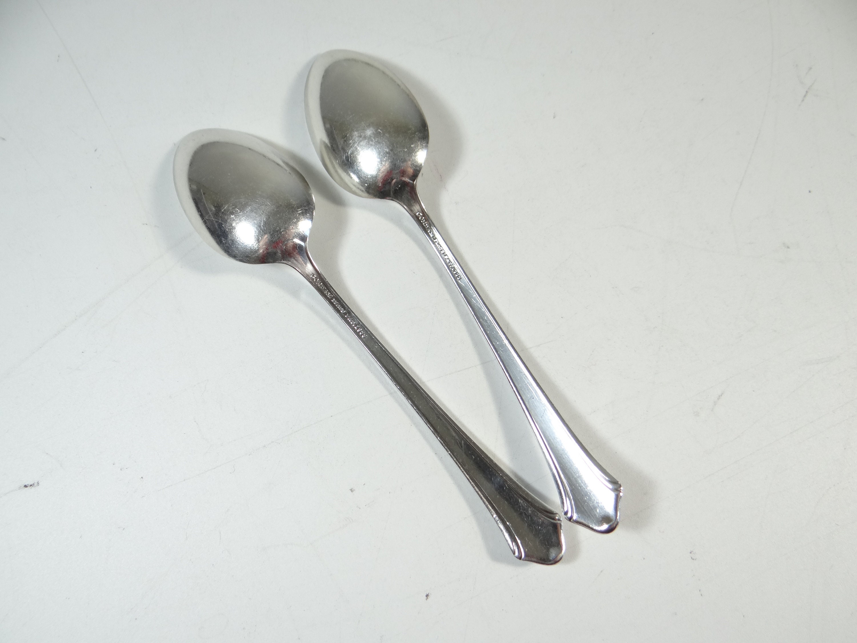 Two 1930 Gorham Lady Caroline Silverplate Teaspoons - Etsy
