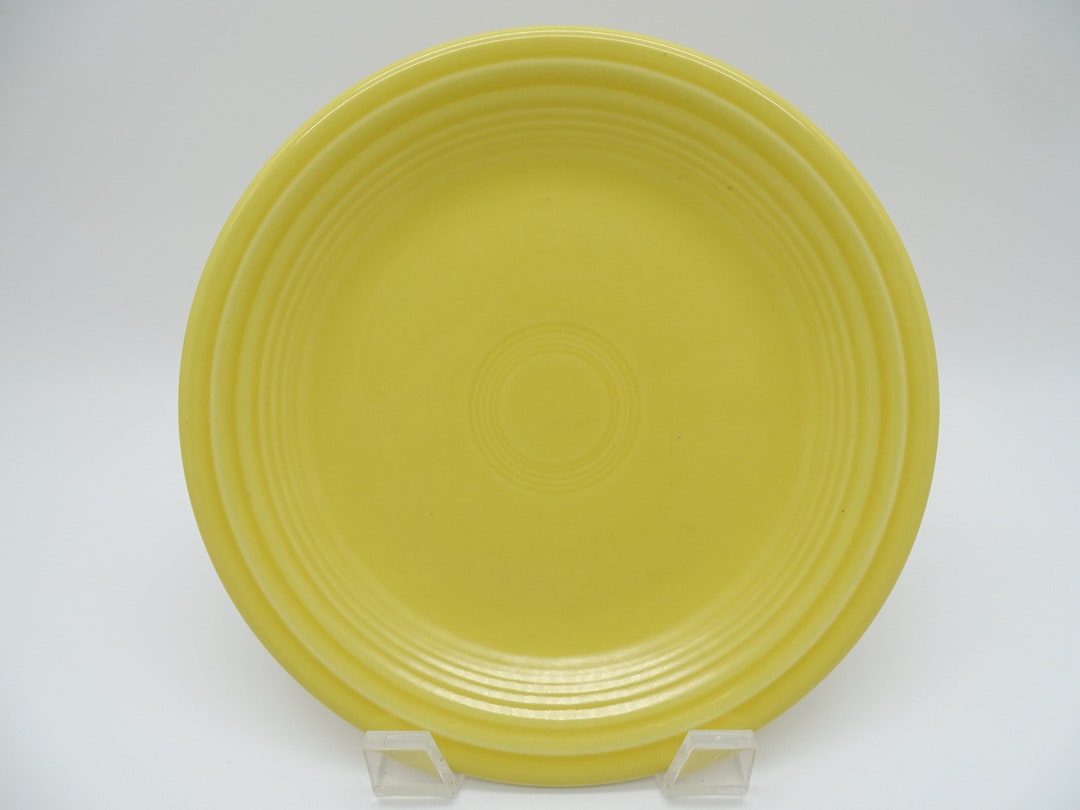 Vintage Fiestaware Fiesta Yellow Salad Plate - Retro - Etsy