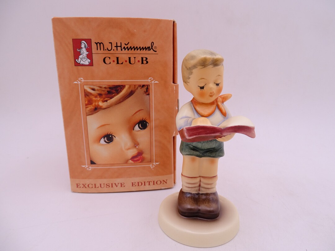 Vintage Goebel MJ Hummel Collectors Club "honor Student" Boy Figurine ...