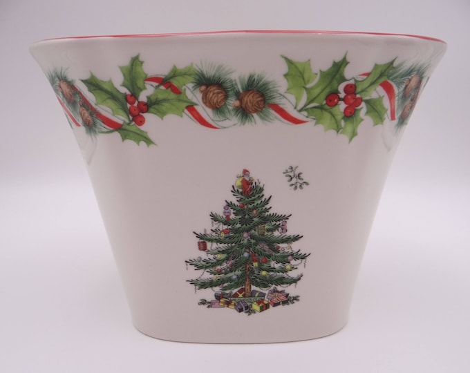 Spode Christmas Tree Annual Holiday Planter - Poinsettia Pot - Etsy