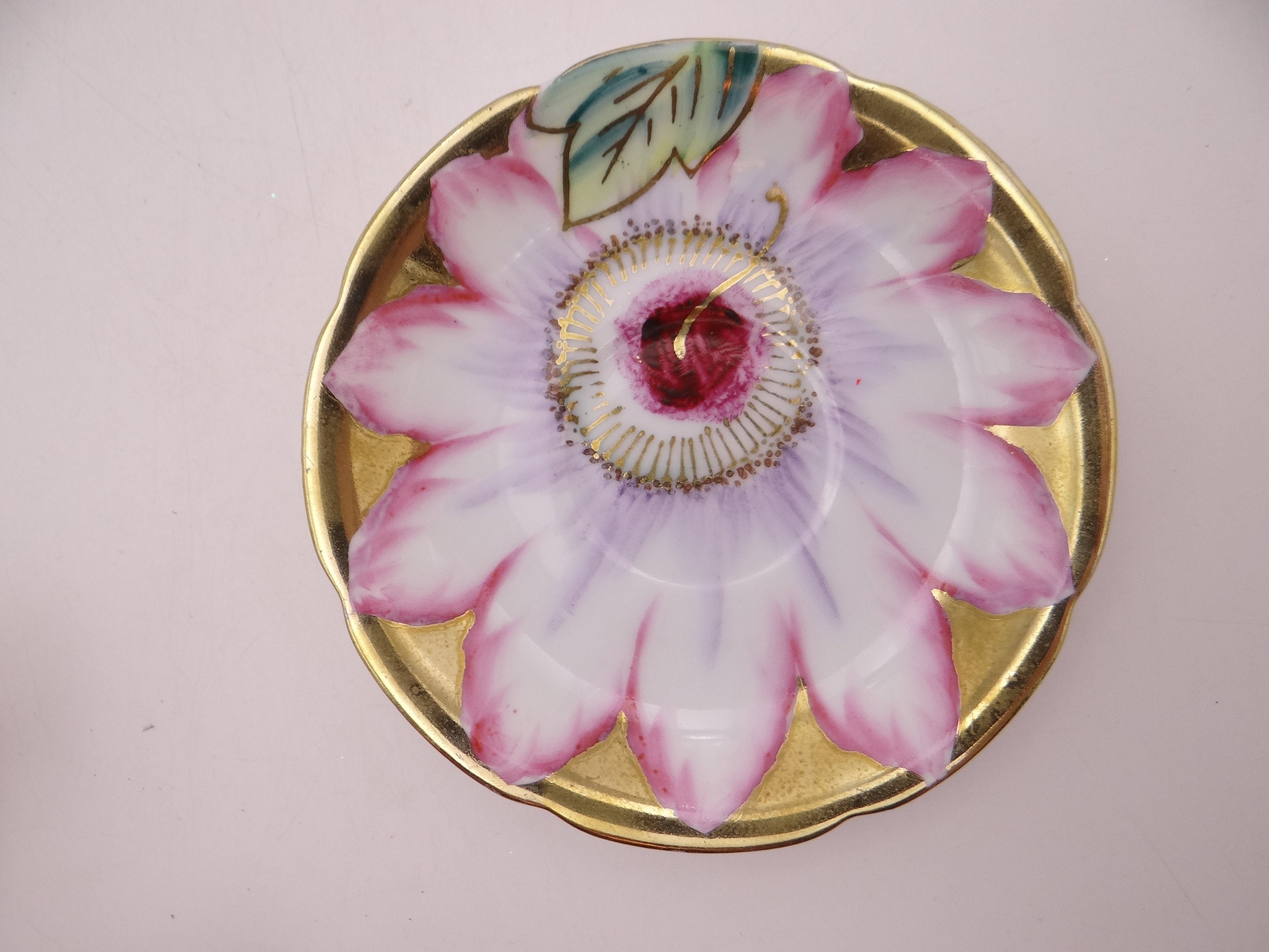 Spectacular Hand Painted Vintage Ohashi China Japan Pink Rose | Etsy