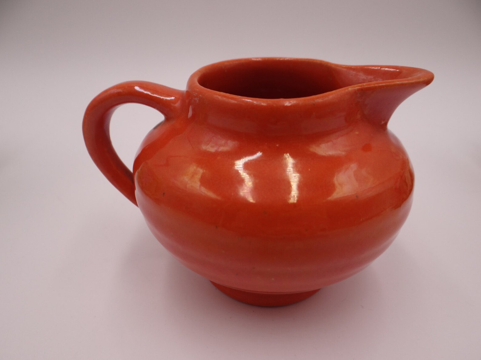 Near Mint Very Rare 1930s Bauer Pottery Ring Ware Orange Midget Mini ...