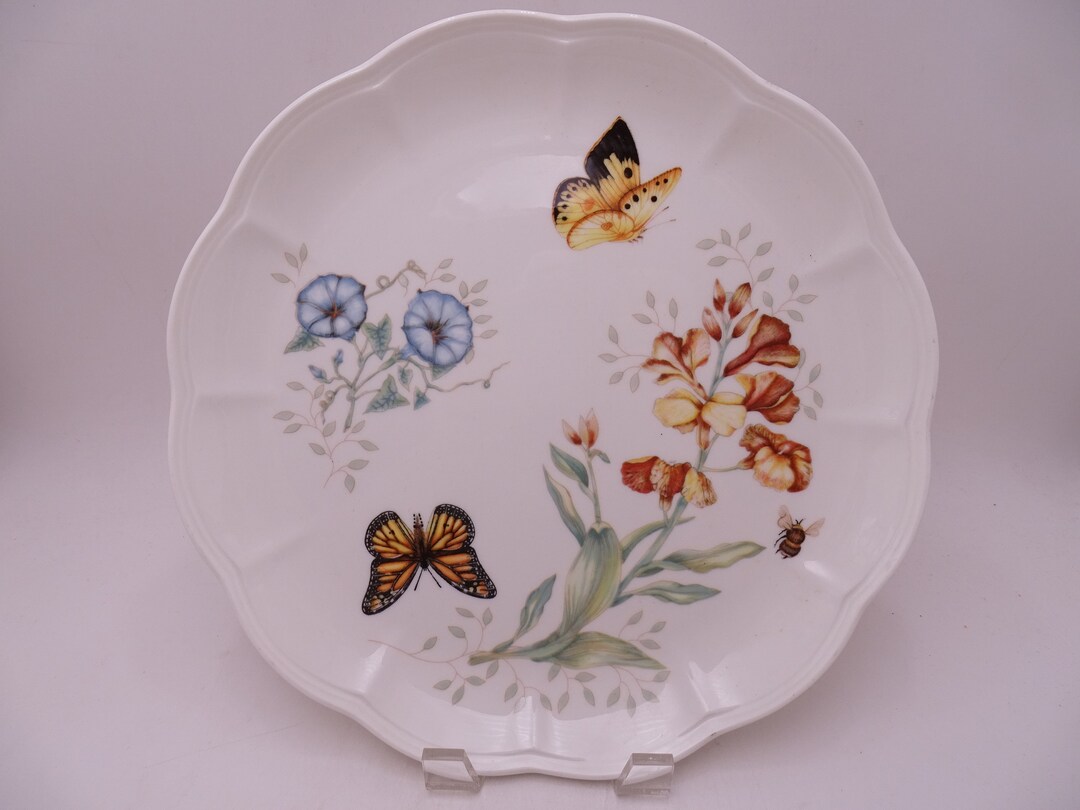 Vintage Lenox Butterfly Meadow "monarch" Dinner Plate - 2 Available - Etsy