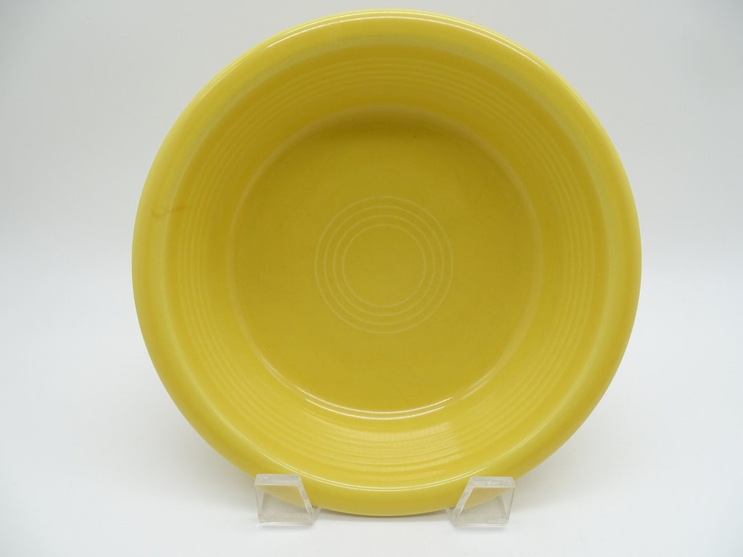 Vintage Fiestaware Yellow Coupe Cereal Bowl - Etsy