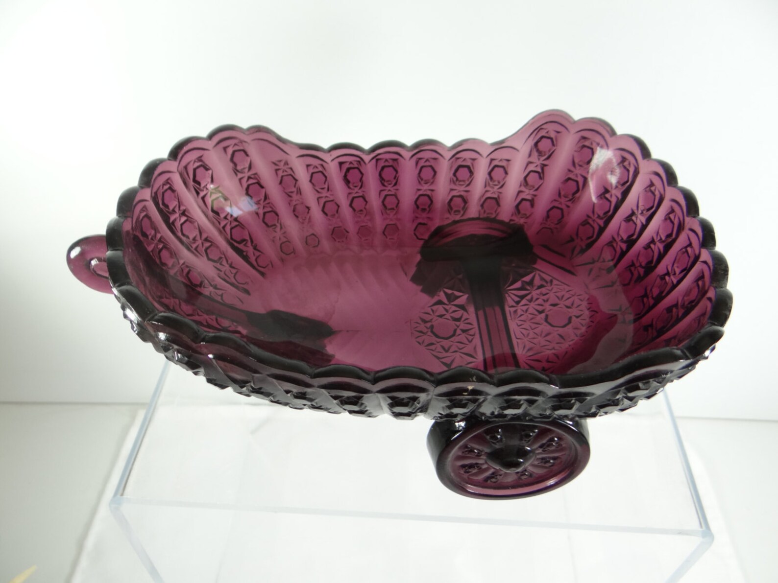 Vintage Mckee Amethyst Glass Carriage Vintage Mckee - Etsy