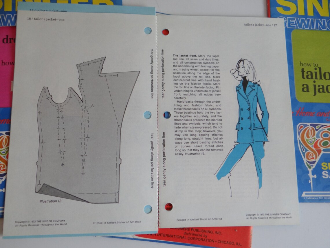 1970s Singer Sewing Series How to Series Fit a Pattern - Etsy