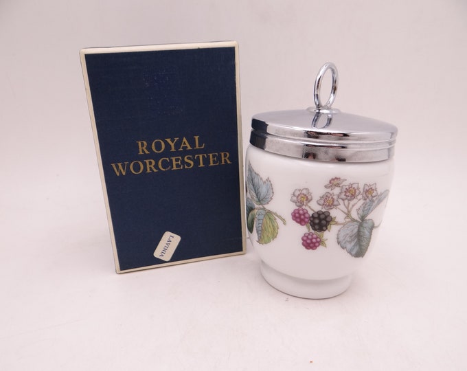 Vintage King Size "lavinia" Royal Worcester Egg Coddler in Original Box ...
