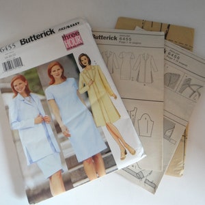 Vintage Butterick #6455 Sewing Pattern - Sizes 18 20 22 - Misses Short ...