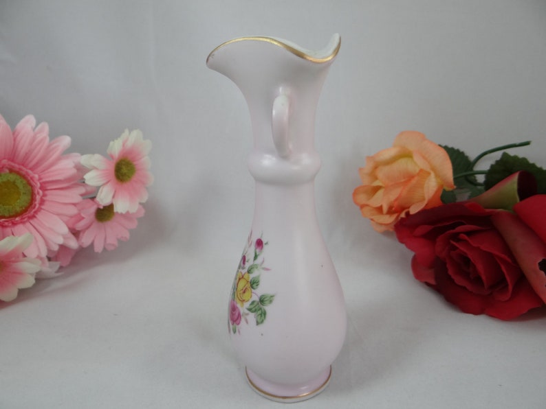 Vintage Hand Painted Lefton Light Purple Bud Pitcher Vase - Etsy