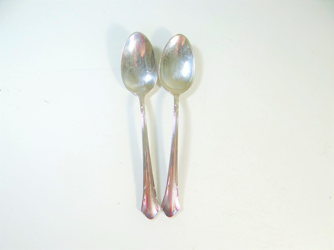 Two 1930 Gorham Lady Caroline Silverplate Teaspoons - Etsy