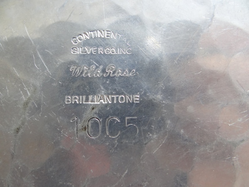 1950s Continental Silver Co. Aluminium Wild Rose Silent Butler - Etsy