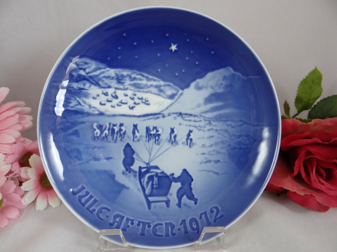 1972 Bing and Grondahl Christmas Plate Christmas in Greenland - Etsy