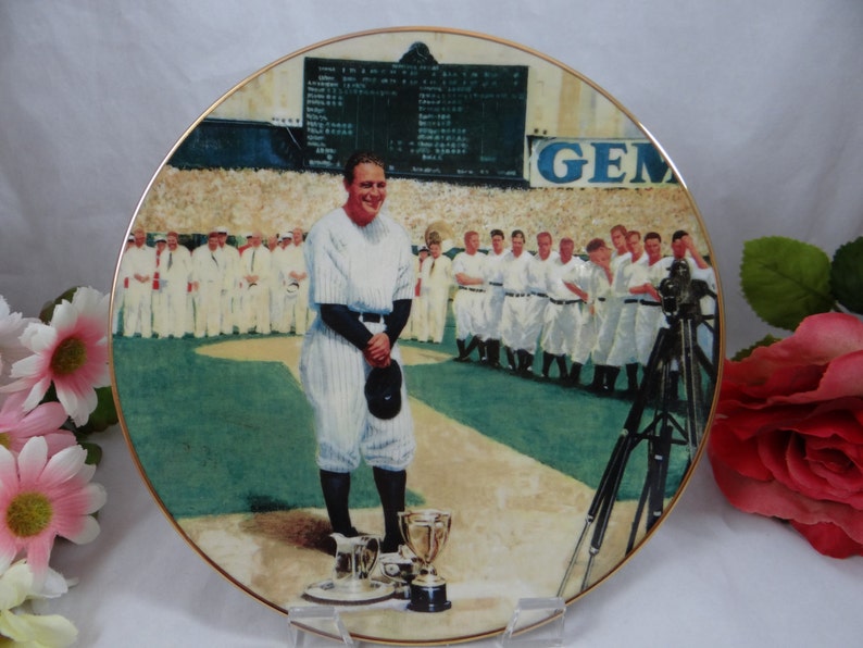 1992 Delphi lou Gehrig the Luckiest Man Baseball - Etsy