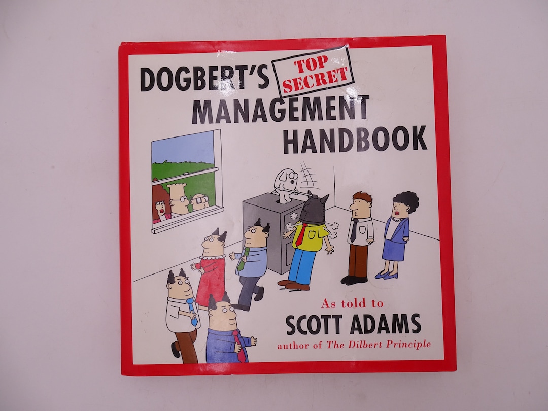 1996 First Edition "dogbert's Top Secret Management Handbook" by Scott ...